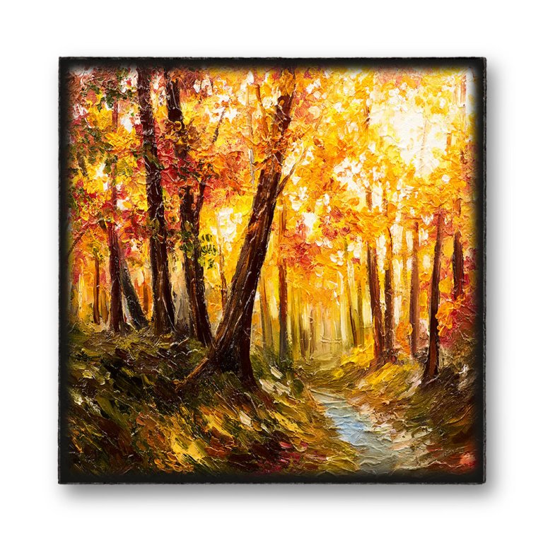 FA5CFB-Full Bleed Coaster - Illustrated Light Gifts